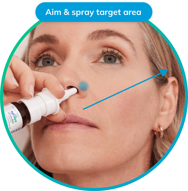 Dosing and Administration | Tyrvaya® (varenicline solution) Nasal Spray