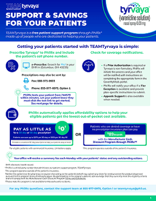 Practice Resources | Tyrvaya® (varenicline solution) Nasal Spray