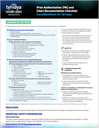 Practice Resources | Tyrvaya® (varenicline solution) Nasal Spray